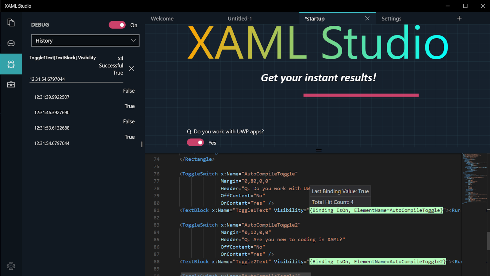 XAML Studio BuiltWithDot Net